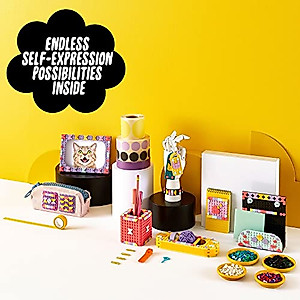 LEGO DOTS Designer Toolkit - Patterns 41961, 10 in 1 Toy Craft Set for Kids with Patches, Photo Frame, Pencil Holder, Storage Tray, Creative Activity