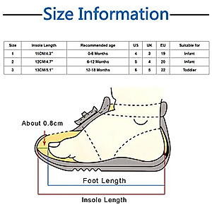 Lykmera Infant Toddler Shoes Boys Girls Shoes Sole Slip On Shoes Animal Print Toddler Shoes Little Girl Sports Sneaker Shoes (Grey, 0-6 Months)