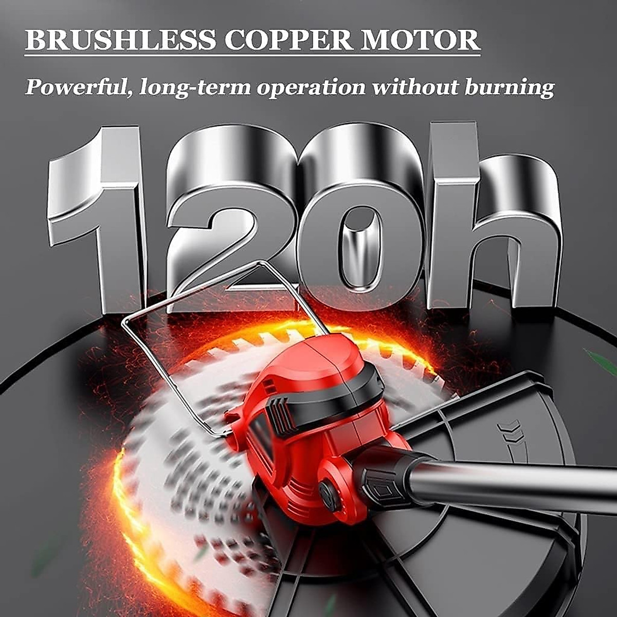 Handheld Grass Trimmer Cordless Household Rechargeable Lawn Mower Outdoor Electric Weeder Multifunctional Cleaning Equipment for Gardening