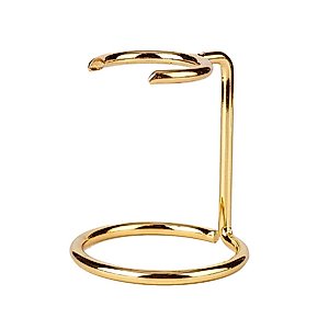 Shaving Brush Stand, Brush Shaving Holder, Stainless Steel Stand Holder Lightweight Space Saver Shave Brush Stand for Daily Shaving and Barber Tool