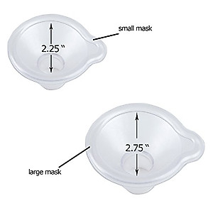 Free-Space Cat/Dog Inhaler Spacer,Feline/Cannie Aerosol Chamber Inhaler for Cats/Dogs,Come with 2 Size Mask and Instruction (Two Mask)