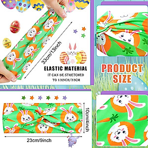 Giegxin 21 Pcs Holiday Headbands Bulk for Women Mother&#039;s Day Headbands Mother Pink Heart Elastic Wide Hair Wrap Assorted Styles Hair Accessories for Yoga Running Workout Party