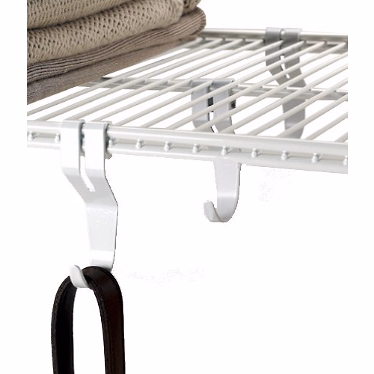 ELFA 472410 Utility Hook for Wire Shelf, White, 8.1 x 3 x 2.3 cm