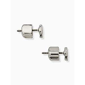 Kate Spade New York Signature Spade Mini Studs (Silver)