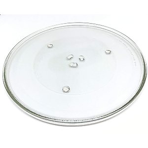 OEM Samsung Microwave Glass Plate Tray Turntable Shipped with MC6566W, MC6566W(SEM), ME179KFETSR, ME179KFETSR/AA, ME179KFETSR/AC