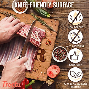 Personalized Cutting Board Gifts for Dad - Custom Wood Grill Board For BBQ - Unique Barbeque and Grilling Gift Idea Fathers Day, Birthday, Anniversary, Christmas For Men, Husband, Dad, Grandpa, Him