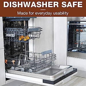 Eparé 16 oz Glass Coffee Mugs - Set of 4 - Clear Double Wall Glasses - Insulated Glassware With Handle - Large Espresso Latte Cappuccino or Tea Cup