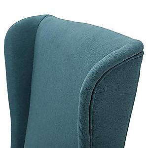 Christopher Knight Home Callie Fabric Dining Chair, Teal Dimensions: 23.25”D x 28.75”W x 46.25”H