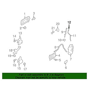 Ford FODZ-5421850-A - KNOB - Door Lock CON