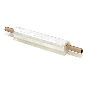 PackageZoom 20 inch x 1000 Feet Stretch Wrap with Handle, Clear Stretch Film, 4 Rolls