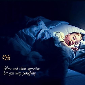 KATJAS Kids Bedroom Ceiling Fan with Light Reversible with Remote Control 6 Speeds Led Dimmable Fan Ceiling Light 64W with Timer Modern Quiet Ceiling Fan Light