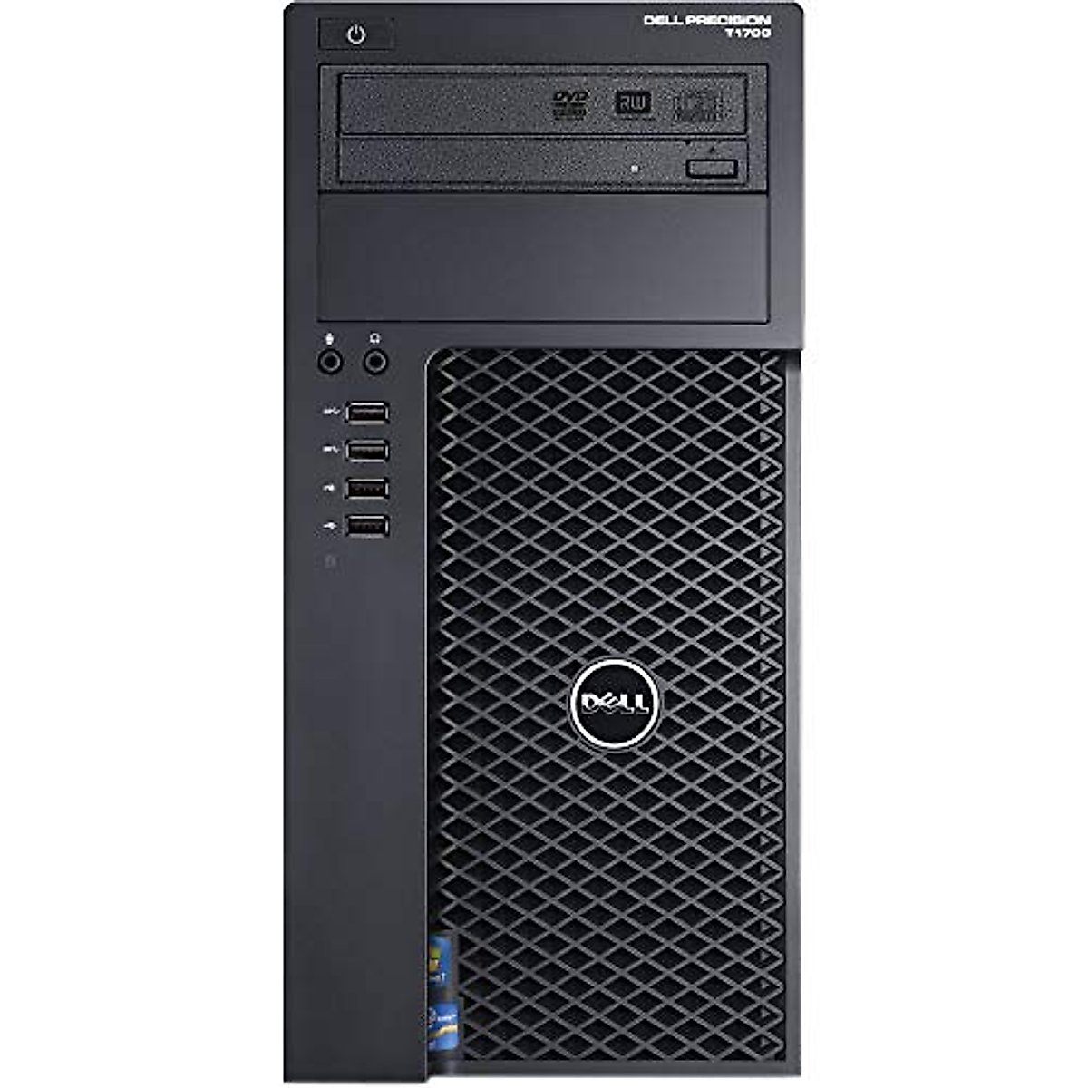 Dell Precision T1700 Workstation, Quad-Core i7 4770 Upto 3.9GHz, 16GB DDR3, 1TB SSD + 500GB HDD, 4K 3-Monitor Support(2X DP x 1 VGA), WiFi, Bt 4.0, DVD-RW, USB 3.0, Win 10 Pro(Renewed)