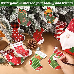 45 Pieces Christmas Stocking Cutouts Assorted Xmas Stocking Cutouts Christmas Classroom Bulletin Board Decoration for Christmas Classroom Indoor Decoration