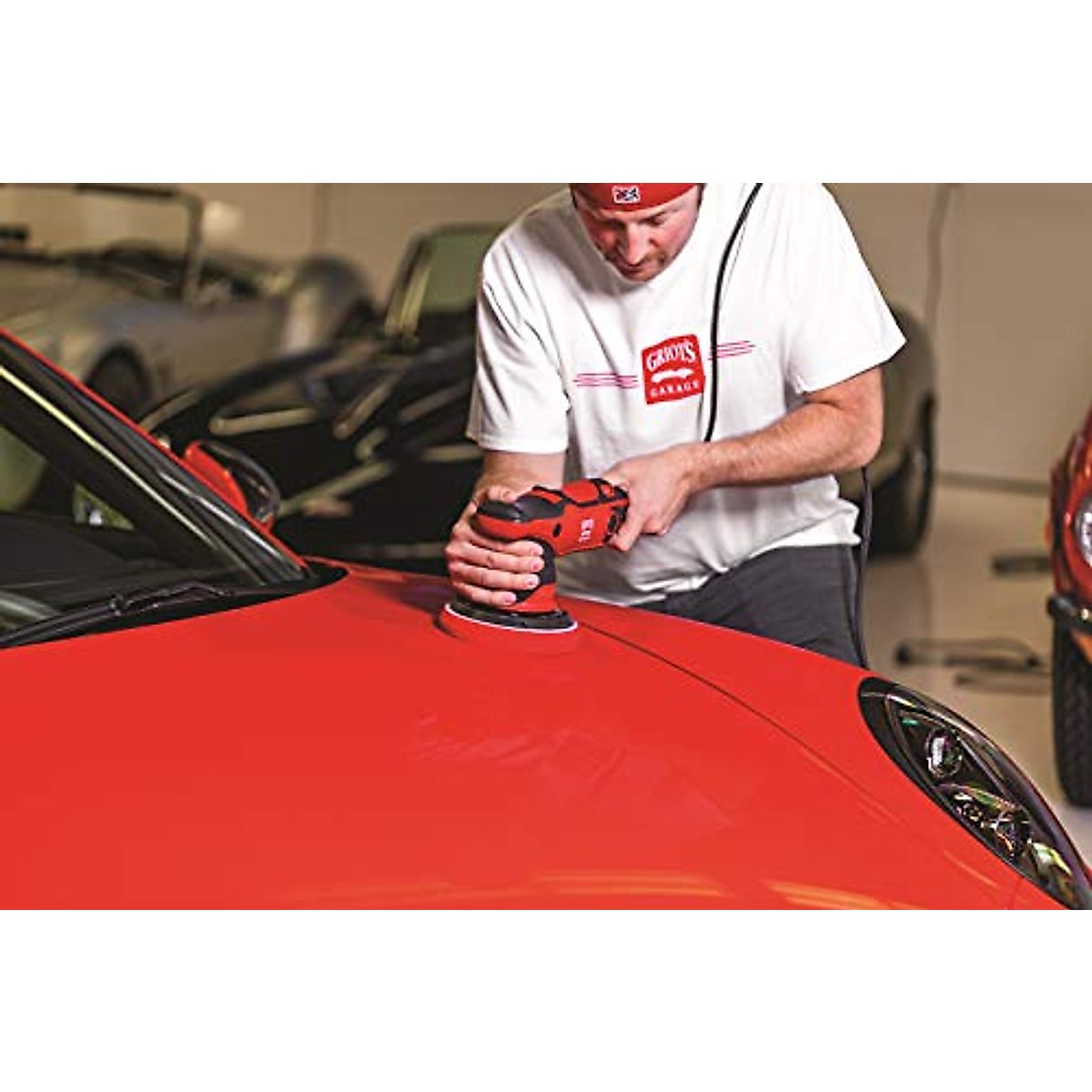 6.5" Red Foam Waxing Pads (Set of 2)
