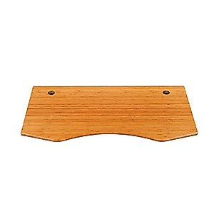 UNICOO Bamboo 55.1 x 27.6 inches Universal Table Top for Standard and Sit to Stand Height Adjustable Home and Office Desk Frames. (Bamboo Table Top-Nature)