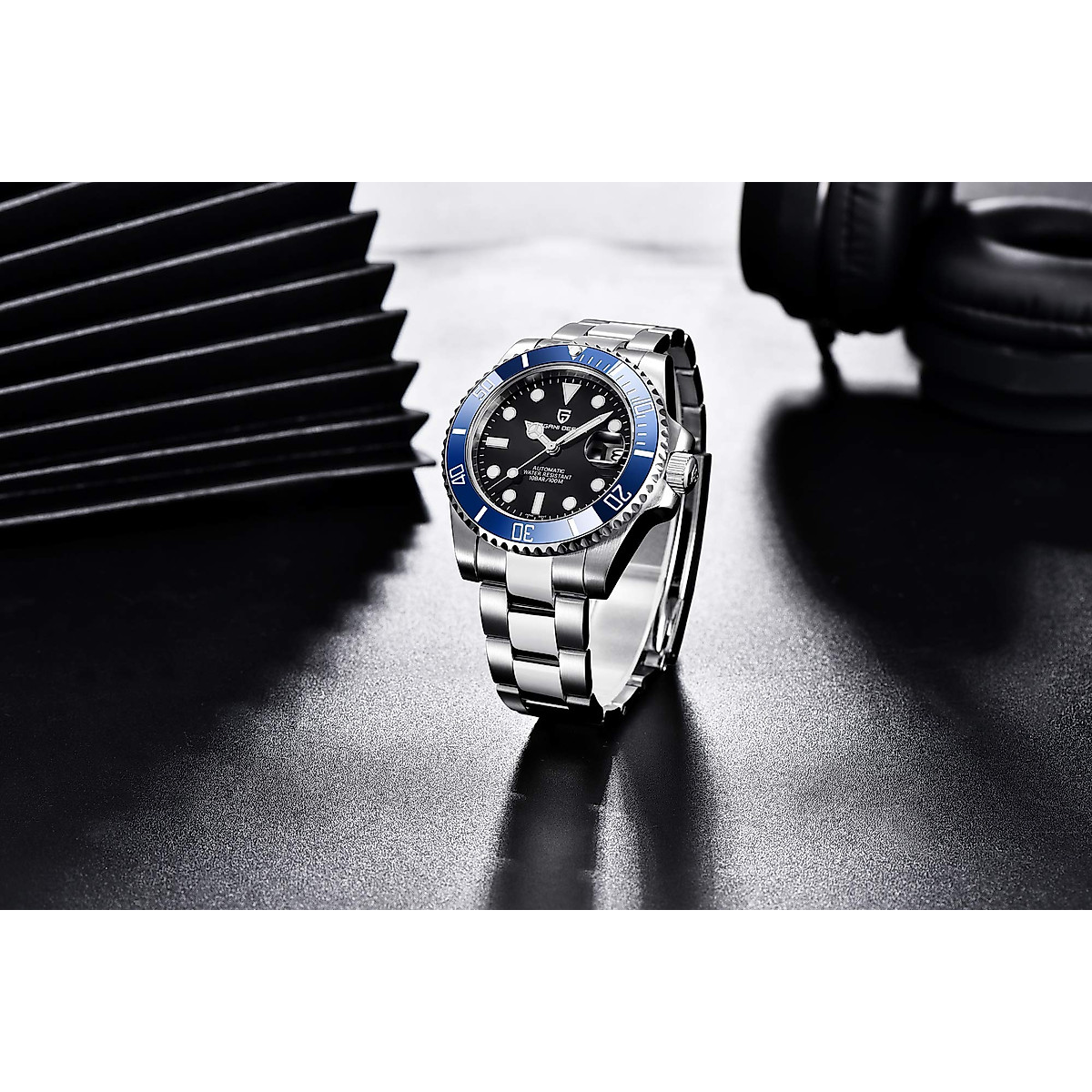 CEYADG Pagani Design Men's Watches Japanese Automatic Mechanical 40mm Sport Waterproof Stainless Steel Sapphire Glass Wrist Watch