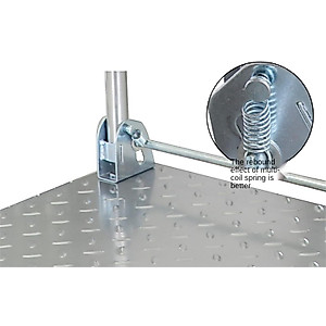 Platform Truck Heavy Platform Truck Steel Folding Push Cart 360 Degree Swivel Wheels Moving Dolly Cart Flat Handtruck Portable Flatbed Cart Reliable