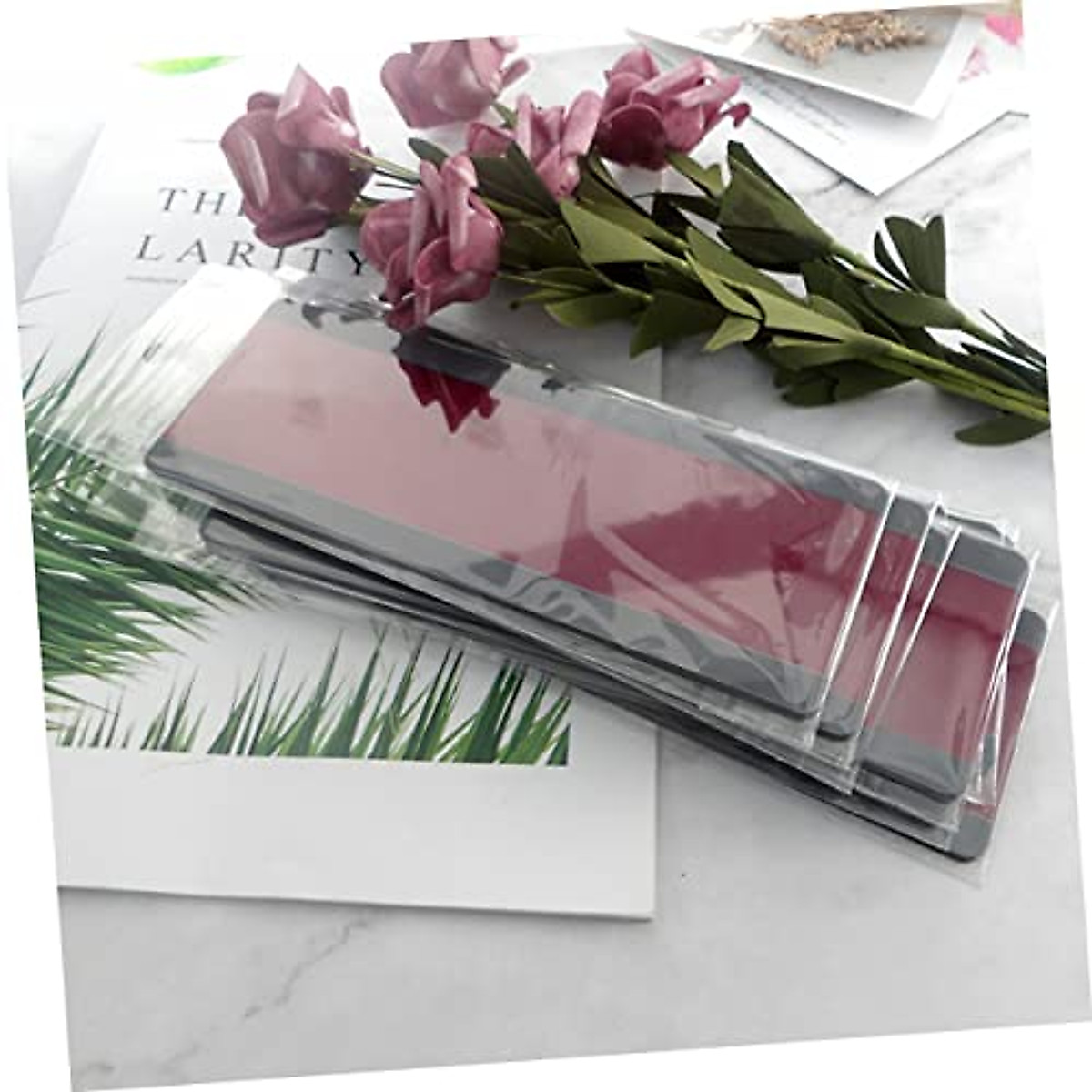 Tofficu 36 Pcs Student Gift Photo Gift Bookmarks for Kids Bulk Christmas Giveaways Unique Bookmarks Highlight Bookmark PVC Bookmark Creative Bookmarks Bookmark for Decor Customize Child