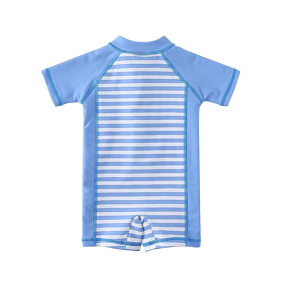 Wishere Boy's Rash Guard Shirt Upf 30+ Swimsuit, New Stripe, 6-12 Months