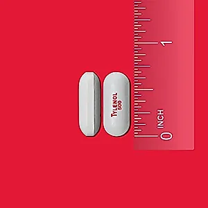 Tylenol Extra Strength Caplets with 500 mg Acetaminophen, Pain Reliever & Fever Reducer, 6 ct