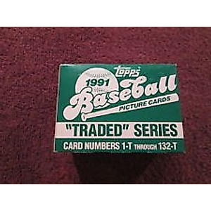 1991 Topps Baseball Traded Factor Set 132 Cards! Rookie Cards of: Ivan Rodriguez, Jason Giambi, Jeff Bagwell, Charles Johnson, Luis Gonzalez