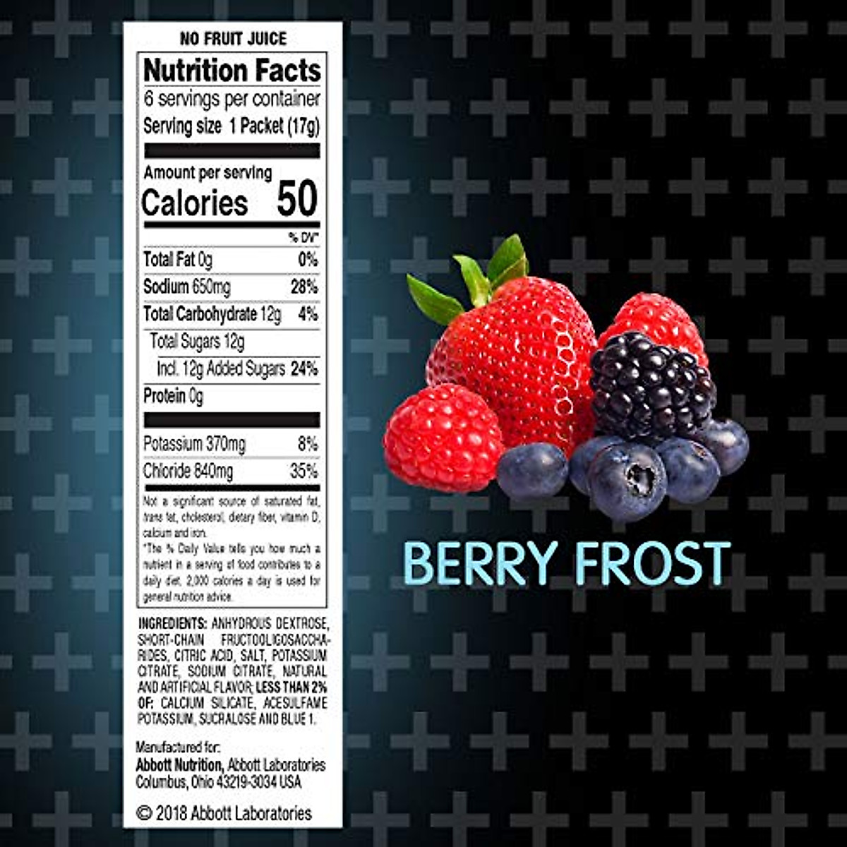 Pedialyte AdvancedCare Plus Electrolyte Powder, with 33% More Electrolytes and PreActiv Prebiotics, Berry Frost, Electrolyte Drink Powder Packets, 0.6 oz, 6 Count