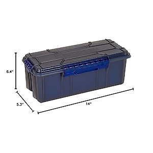 Flambeau Outdoors Zerust MAX Waterproof Blade Krate | 21 Removable Bladed Lure Anti-Corrosion Zerust Folders, Individually Protect and Store Spinnerbaits, Chatterbaits, Bladed Lures, 14" x 6.4" x 5.3"