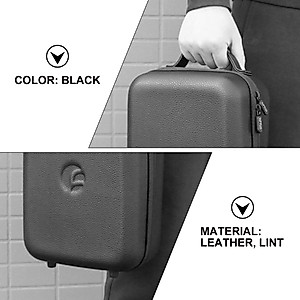 Milisten Vr Glasses Handbag Portable Storage Bag Leather Glasses Bag Carrying Bag Zipper Case Portable Vr Headset Bag Vr Glasses Bag Vr Glasses Protective Case Vr Headset Case Handheld Case