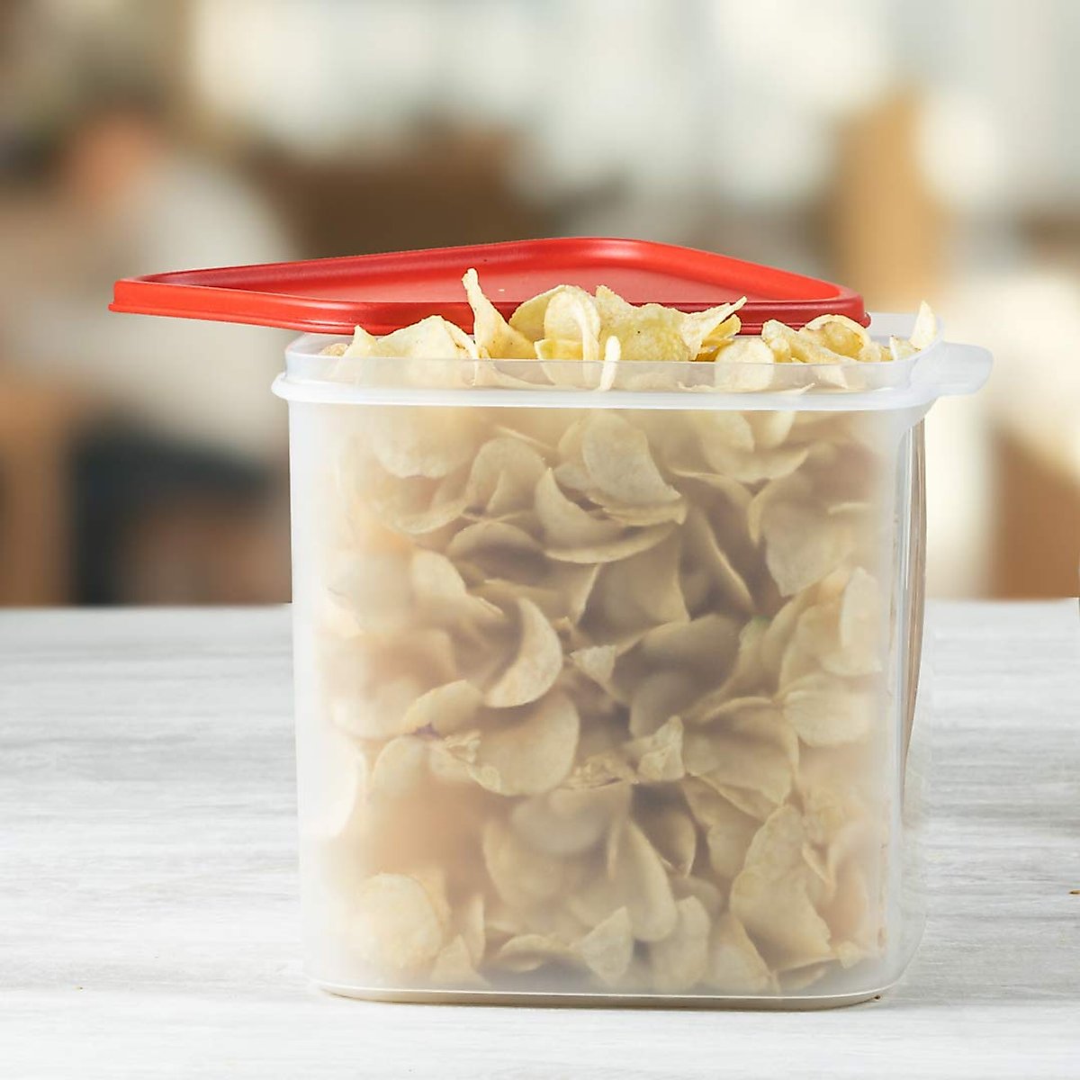 Tupperware Square Smart Saver Container, 3.9 Litres, Color May Vary