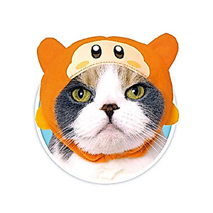 Kitan Club Cat Cap - Pet Hat Blind Box Includes 1 of 5 Cute Styles - Soft, Comfortable - Authentic Japanese Kawaii Design - Animal-Safe Materials, Premium Quality (Kirby)