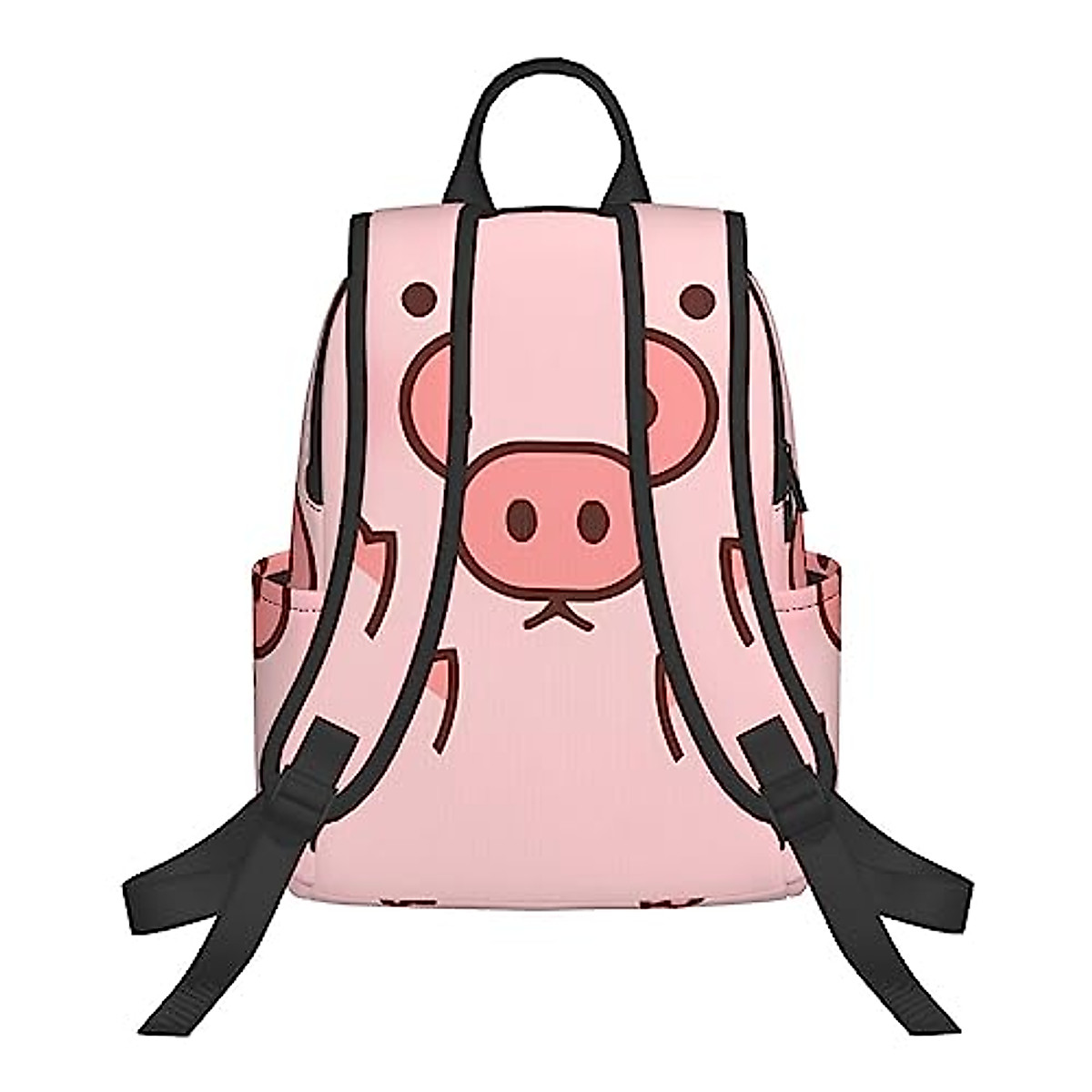 DEHIWI Cute Pig Casual Backpack Bag Lightweight Laptop Bag Travel Laptop Backpack For Women Men