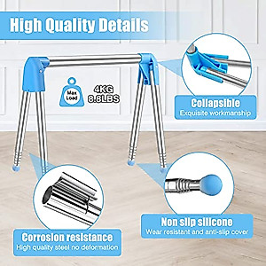 Portable Garment Rack Foldable Clothes Rack - Collapsible Clothing Rack Portable Mini Drying Clothe Rack Folding Clothing Rack for Travel, Camping, Laundry, Indoor, Outdoor