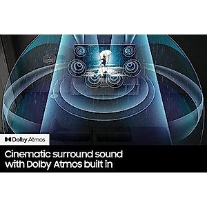 SAMSUNG 65-Inch Class QLED Q80B Series - 4K UHD Direct Full Array Quantum HDR 8X Smart TV with Alexa Built-in (QN65Q80BAFXZA, 2022 Model)