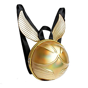 Harry Potter Golden Snitch-Sphere Backpack, Golden, Military Green, One Size, Sphere Backpack Golden Snitch