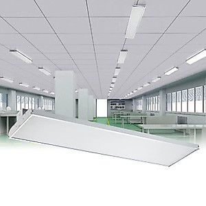 Wirefield High Bay Led Shop Lights 2FT 100W 13000LM Linear LED Industrial Workshop Light,Warehouse Light 5000K Daylight,0-10V Dim,4Lamp Fluorescent Equivalent,Hanging and FlushMount,DLC and UL Listed