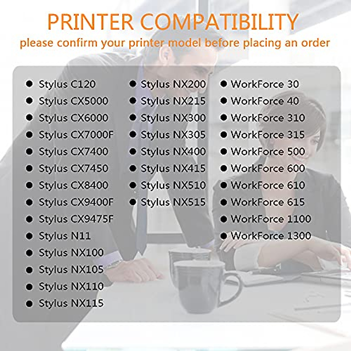 Run Star Remanufactured Ink Cartridege Replacement for Epson 69 T069 to use with Stylus C120 CX5000 CX6000 CX8400 CX9400 NX215 NX305 NX400 NX410 NX415 NX515 Workforce 1100 30 310 615 (6 Pack)