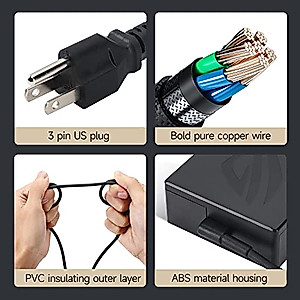 240W Laptop Charger for ASUS ROG - ADP-240EB B 20V 12A AC Adapter Power Supply for ASUS ROG Strix Scar 15 Zephyrus S15 S17 G15 GX550LXS RTX2080 G733QM G733QR G733QS G733QSA RTX2080 S17