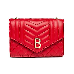 Women Clutch Bags Genuine Leather Evening Bags Wedding Purses Small Crossbody Bag -Red