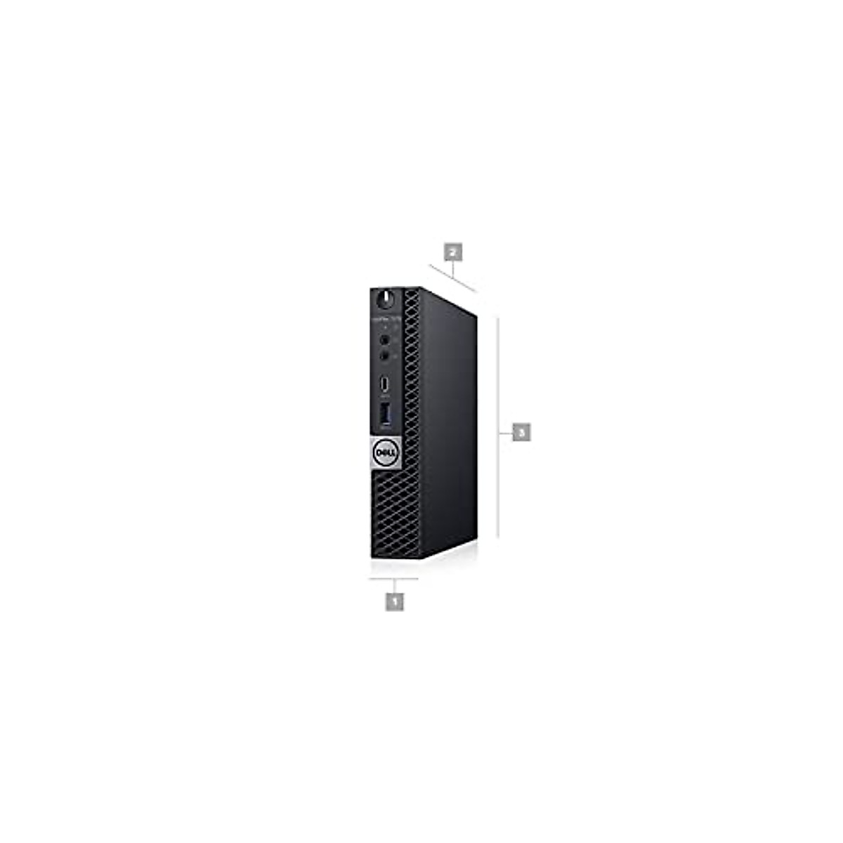 Dell OptiPlex 7070 Desktop Computer - Intel Core i7-9700T - 16GB RAM - 256GB SSD - Micro PC, Windows 10 Pro