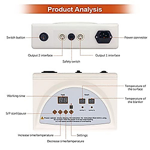TaTalife Portable Far-Infrared Sauna Blanket, Digital Heat 2 Zone Sauna with Remote Control, Professional Home Sauna Heated Blanket Therapy for Recovery Wellness Relaxation
