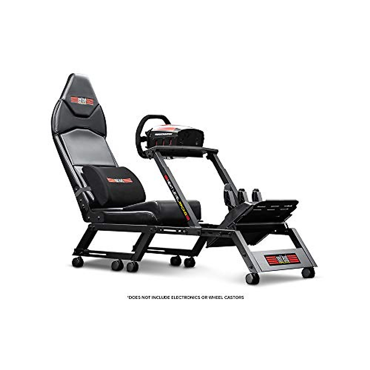 Next Level Racing F-GT Racing Simulator Cockpit. Formula and GT racing simulator cockpit compatible with Thrustmaster, Fanatec, Moza Racing on PC, Xbox and PS