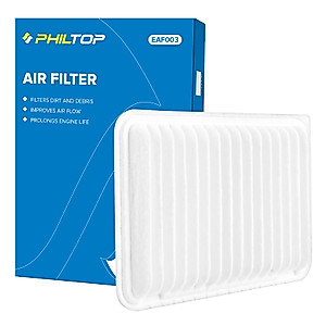 PHILTOP Engine Air Filter CA10171 Replacement for Camry 2007-2009 2.4L, Camry 2010-2017 2.5L, Venza 2009-2016 2.7L - Gas L4 Engine