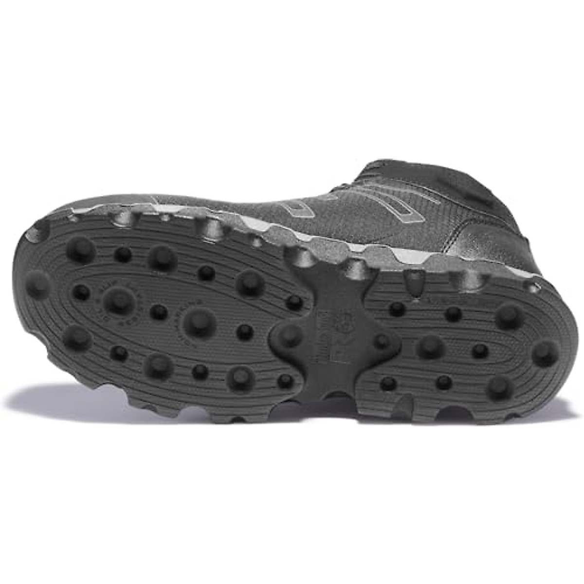 Timberland PRO Men's Powertrain Sport Mid Alloy Safety Toe Industrial Ahletic Work Shoe Athletic, Black/Grey, 12