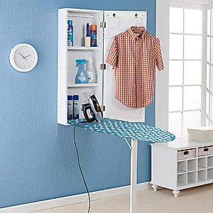 Extra-Wide Ironing Board Cover and Pad Replacement with Scorch and Stain Resistant Thick Padding and Elasticized Edge 18" x 49" Ironing Board Covers 4 Fasteners and 1 Protective Scorch Mesh Cloth