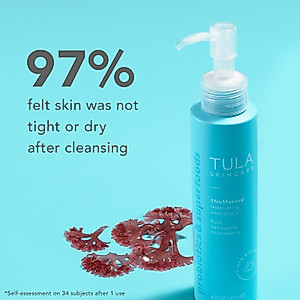 TULA Skin Care #nomakeup Replenishing Cleansing Oil - Oil Cleanser and Makeup Remover, Gently Clean and Remove Stubborn Makeup and Residue, 4.7 oz.
