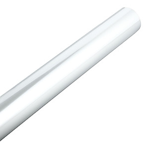 Tytroy 15in Roll Containing FOLDED 30in x 100ft Crystal Clear 2.5mil Gift Wrapping Cellophane Roll Perfect for Fruit/Gift Baskets Treats/Favors Flowers Desserts Xmas Birthday Arts & Crafts Wrapping or Decorations (folded 30in x 100ft)