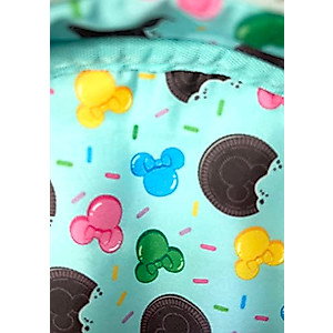 Loungefly X LASR Exclusive Disney Frosted Minnie Ice Cream Convertible Mini Backpack - Fashion Cosplay Disneybound Cute Backpacks