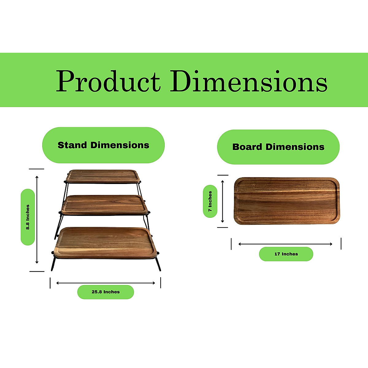 3 Tier Cupcake Stand, Dessert Table Display Set, Serving Platter, Charcuterie Board, 3 Tier Serving Tray, Dessert Stands, Cupcake Stand for 24 Cupcakes, US-Based Small Business