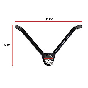 CAP Barbell Pro Angled Handle Attachment, Fits 2 Inch Bars
