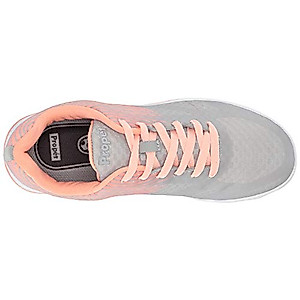 Propét Women's Bailey Shoe, Grey/Peach, 06 D US